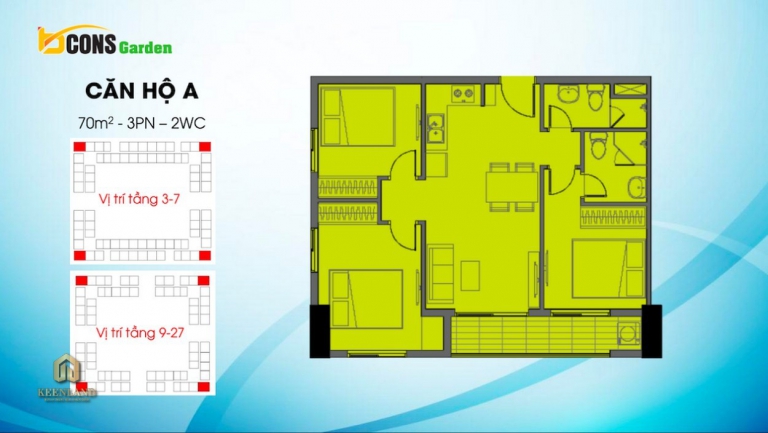 #1 Mặt Bằng Căn Hộ Bcons Garden