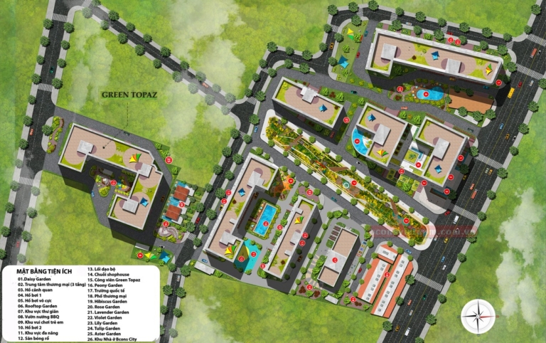 #1 Bố Trí Mặt Bằng Dự Án Bcons City Dĩ An Có Gì Nổi Bật?