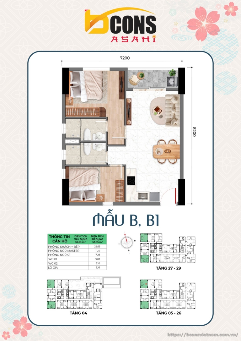 Căn Hộ Bcons Asahi | Cập nhật T09/2025